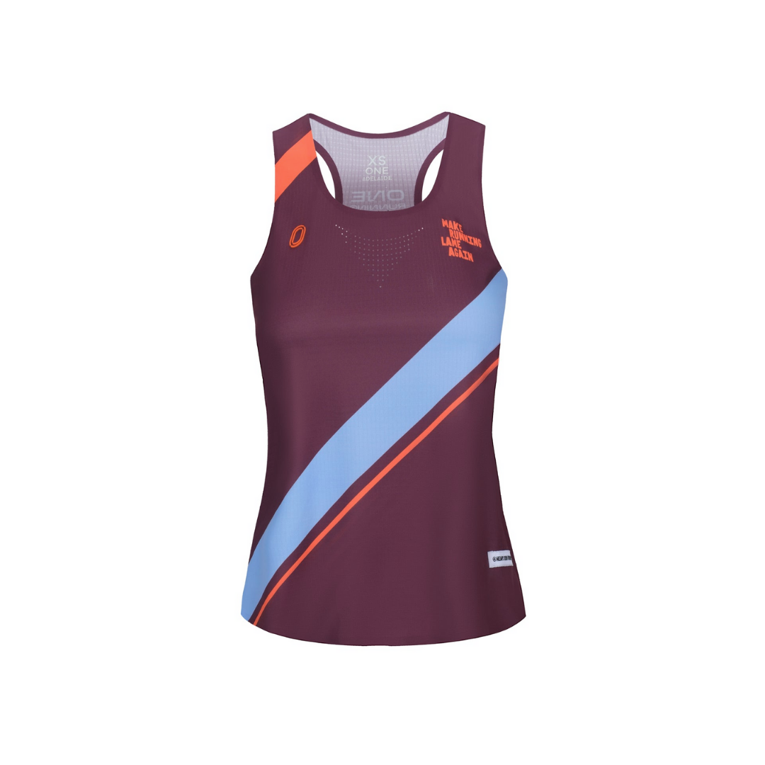 One Running Women's Victory Speed Tech Singlet (Heaps Good Runners) One ...