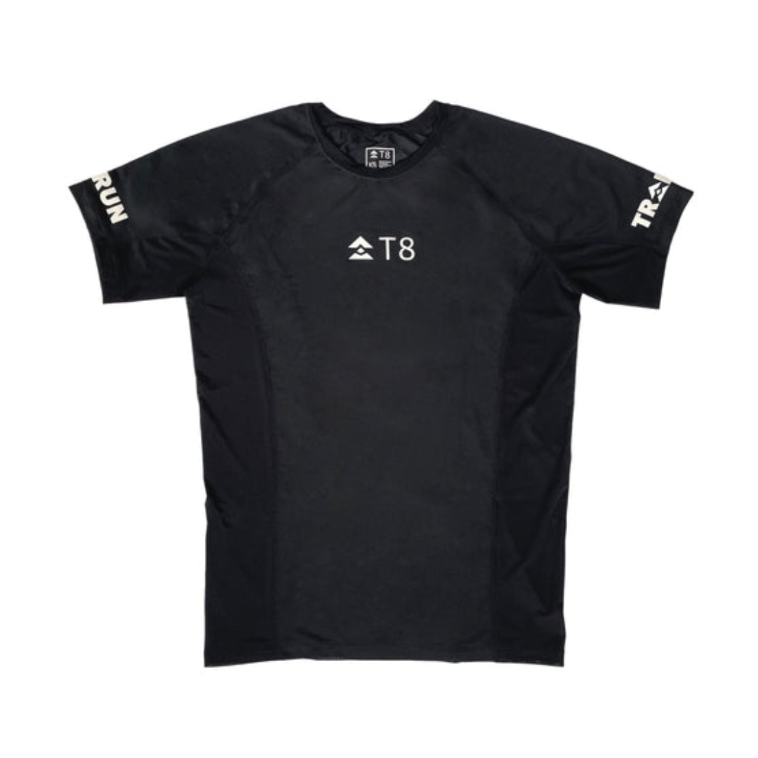 T8 Men's Iced Tee (Pure Black) - Cam2